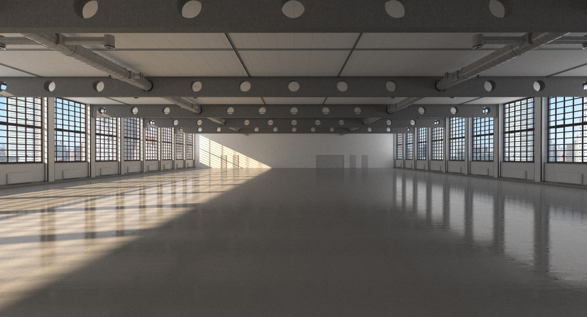 warehouse realistic 3d max