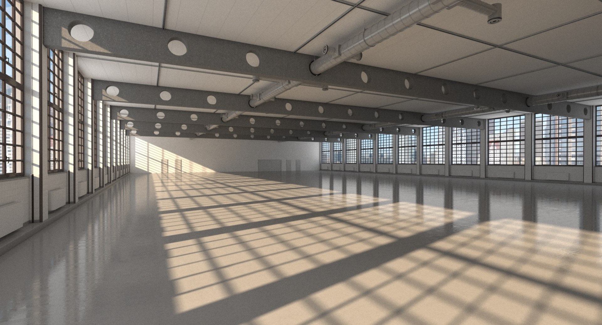 warehouse realistic 3d max