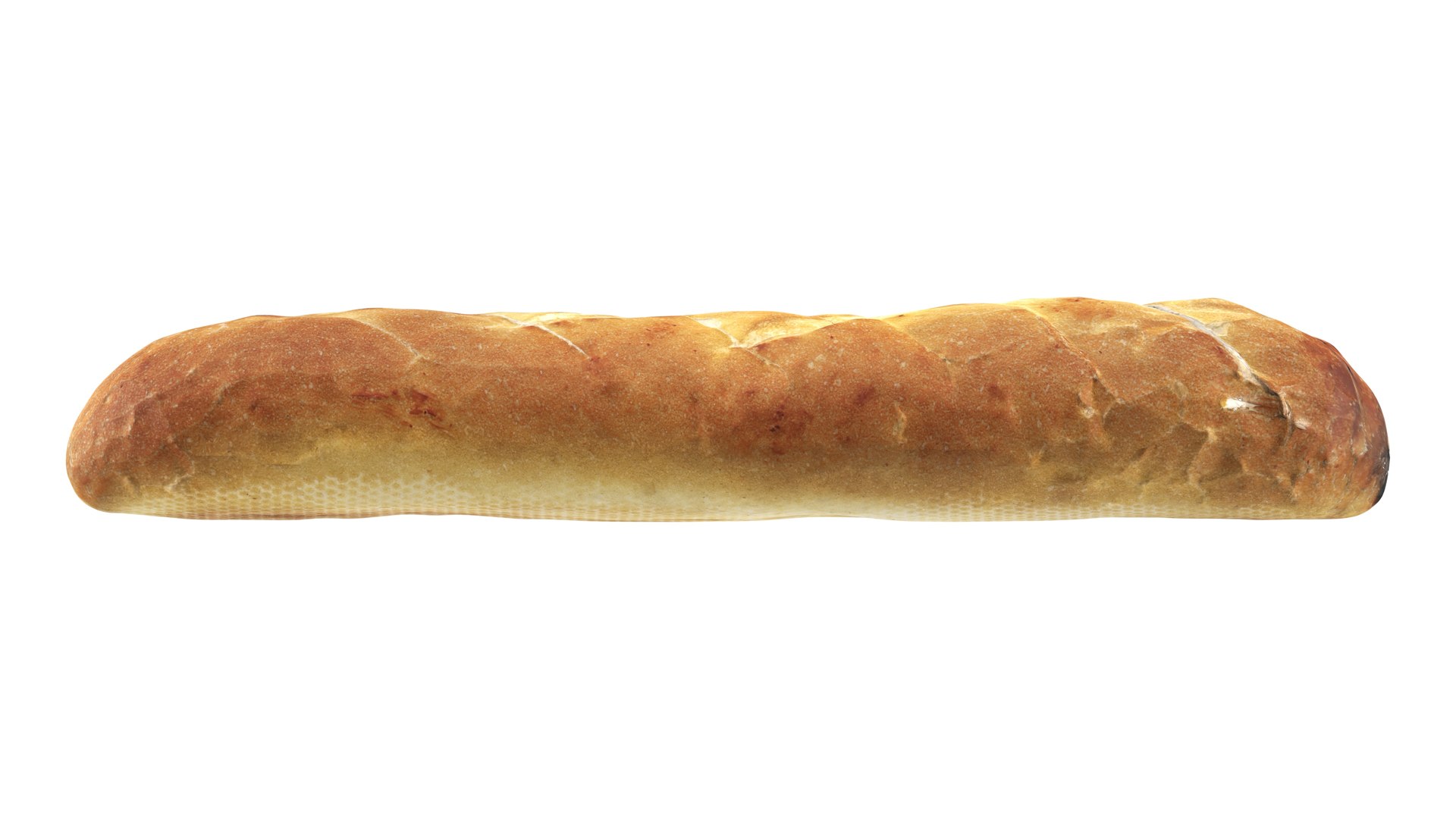 3D French Bread With Garlic Butter - TurboSquid 2339218