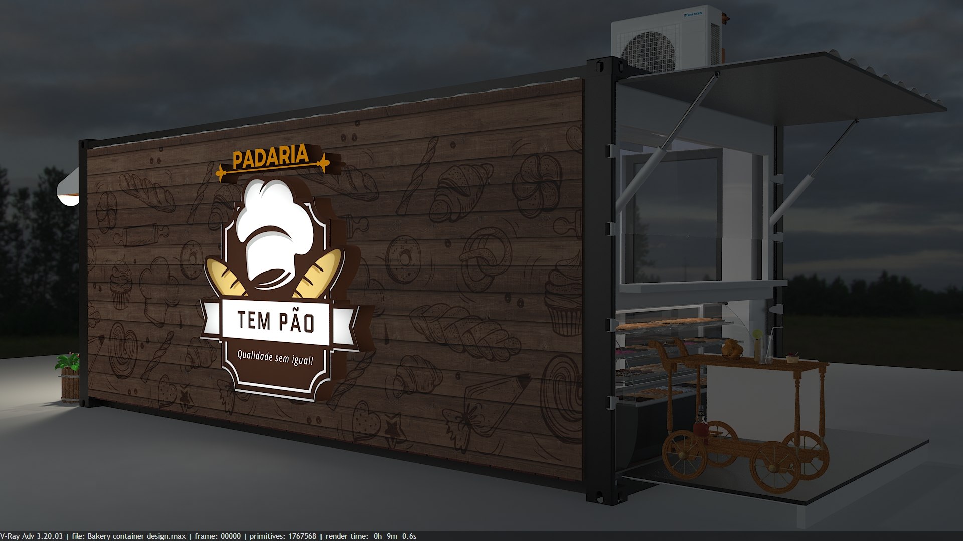 Portable Shop 3D Model - TurboSquid 2042088