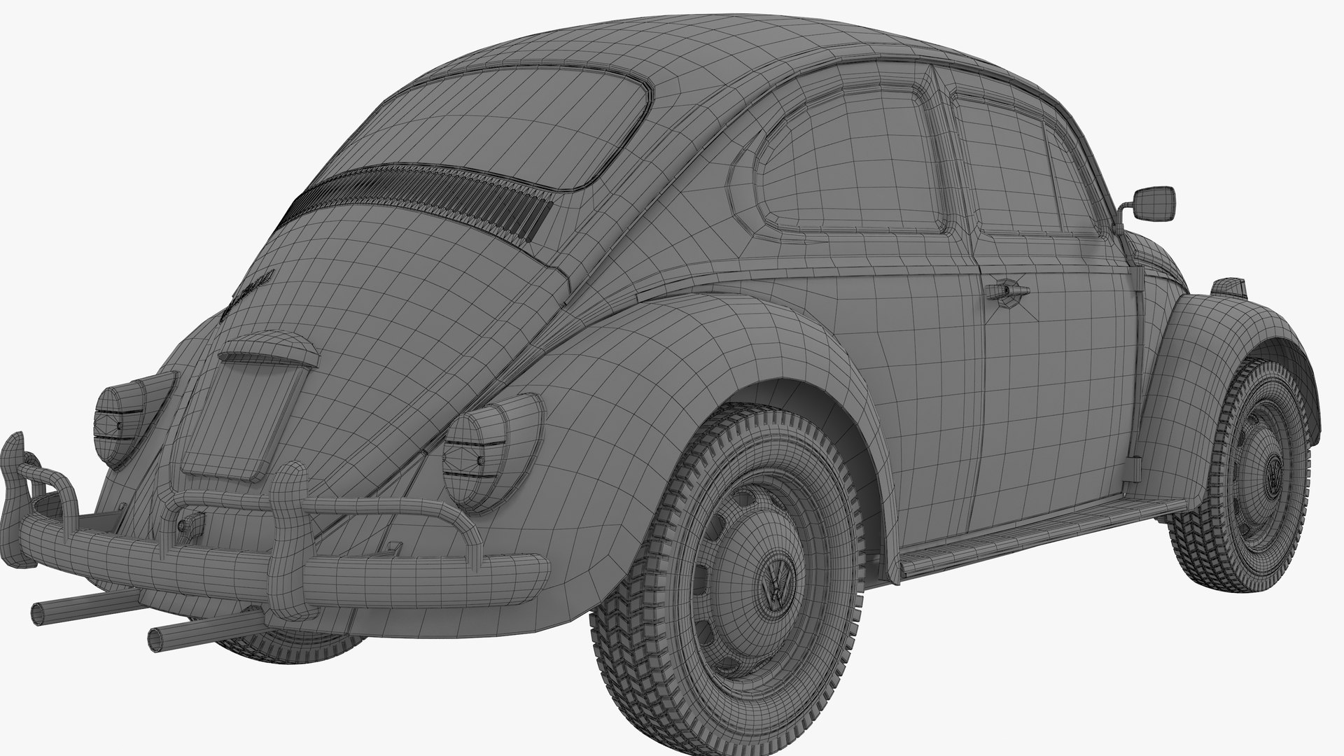 Volkswagen Beetle 3D Model - TurboSquid 1744412