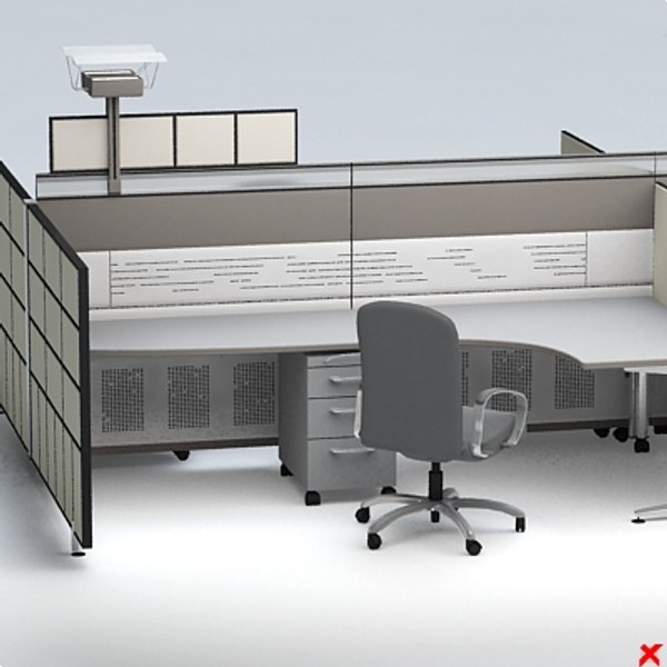 3d model of office table