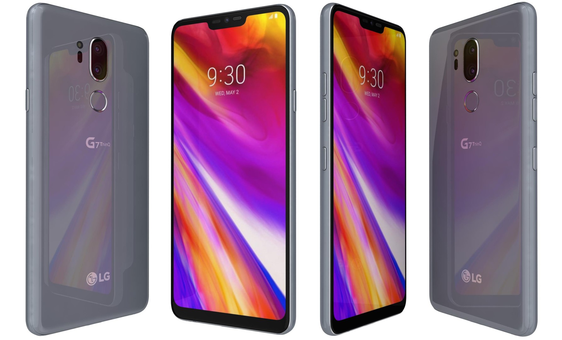 Lg G7 Thinq Colors 3D - TurboSquid 1292763