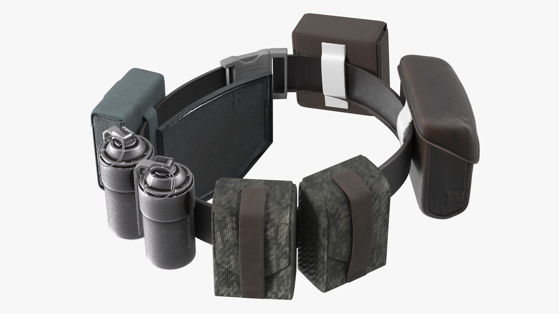 3D Combat Soldiers Belt model - TurboSquid 2130597
