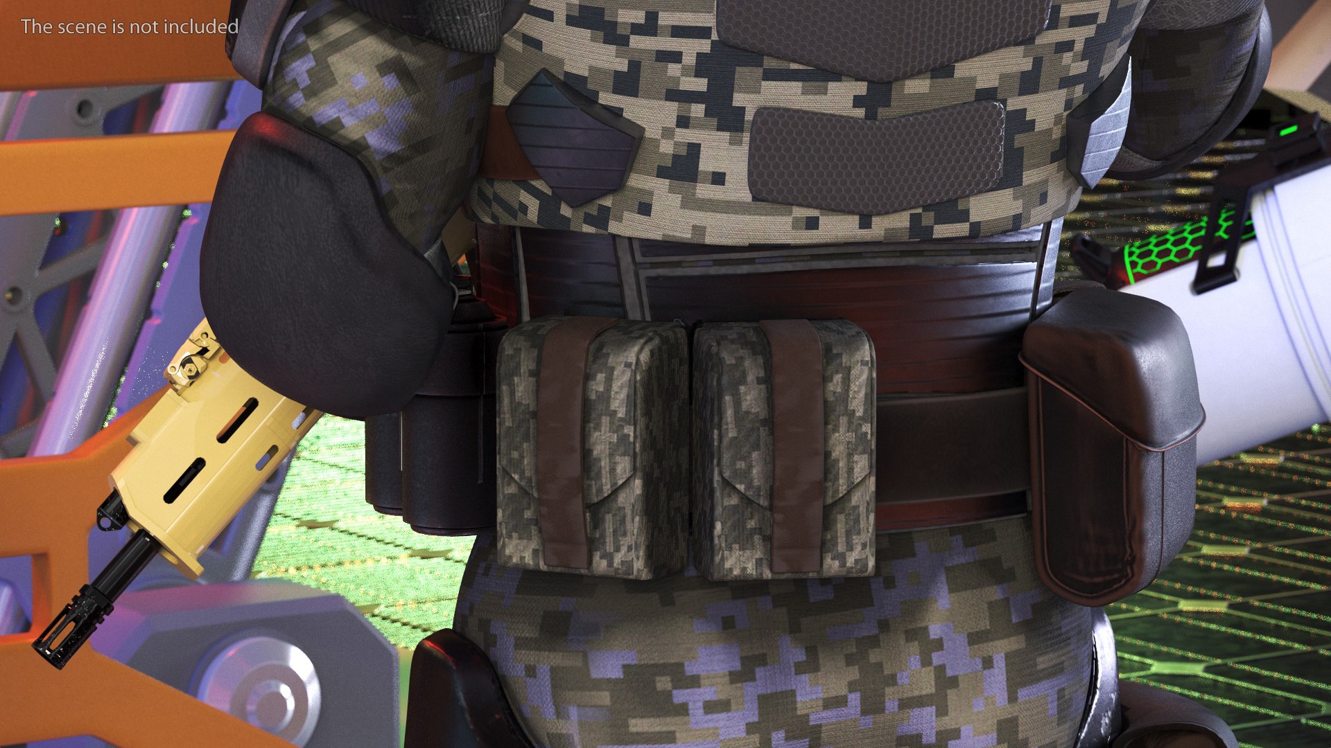 3D Combat Soldiers Belt Model - TurboSquid 2130597