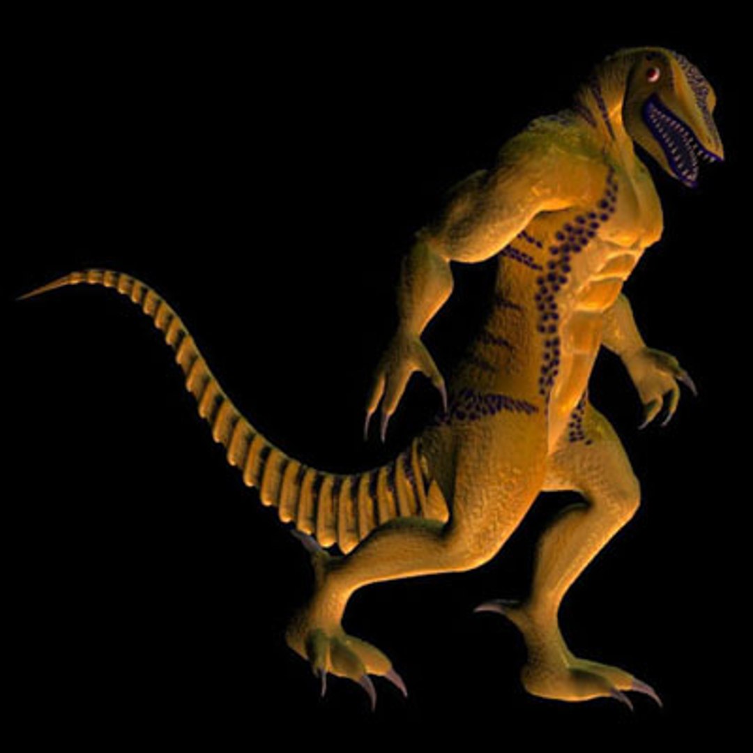 Dinoman Alien Creature 3d Model