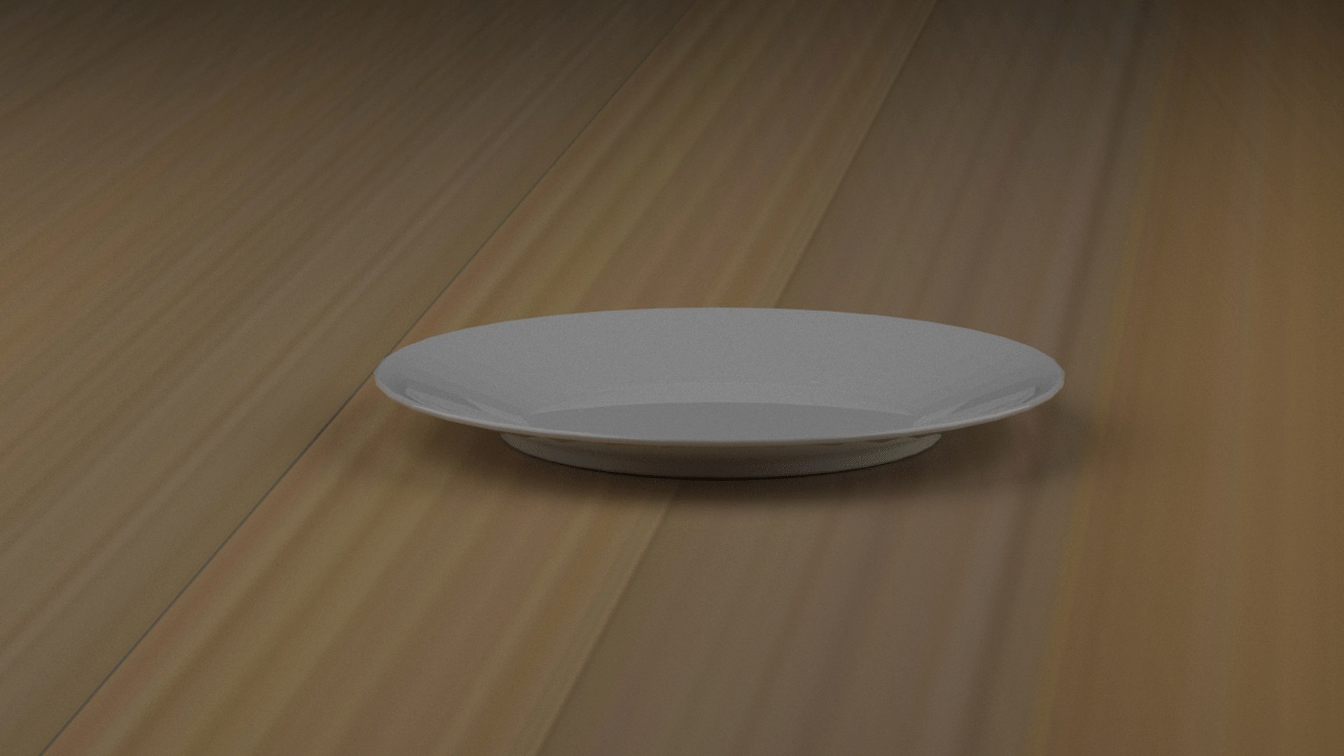 3D Model Ceramic Plate - TurboSquid 1938397