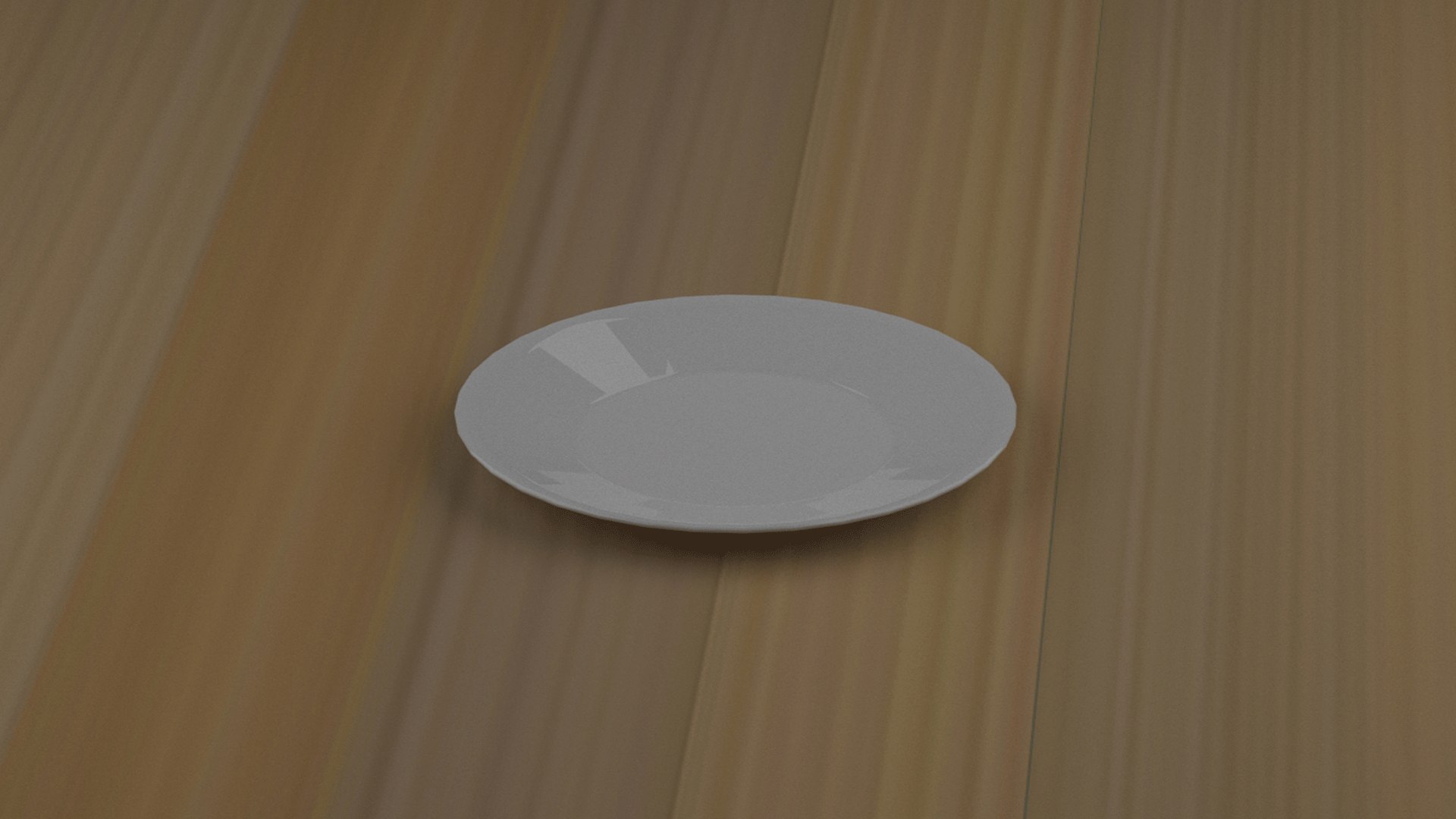 3D Model Ceramic Plate - TurboSquid 1938397