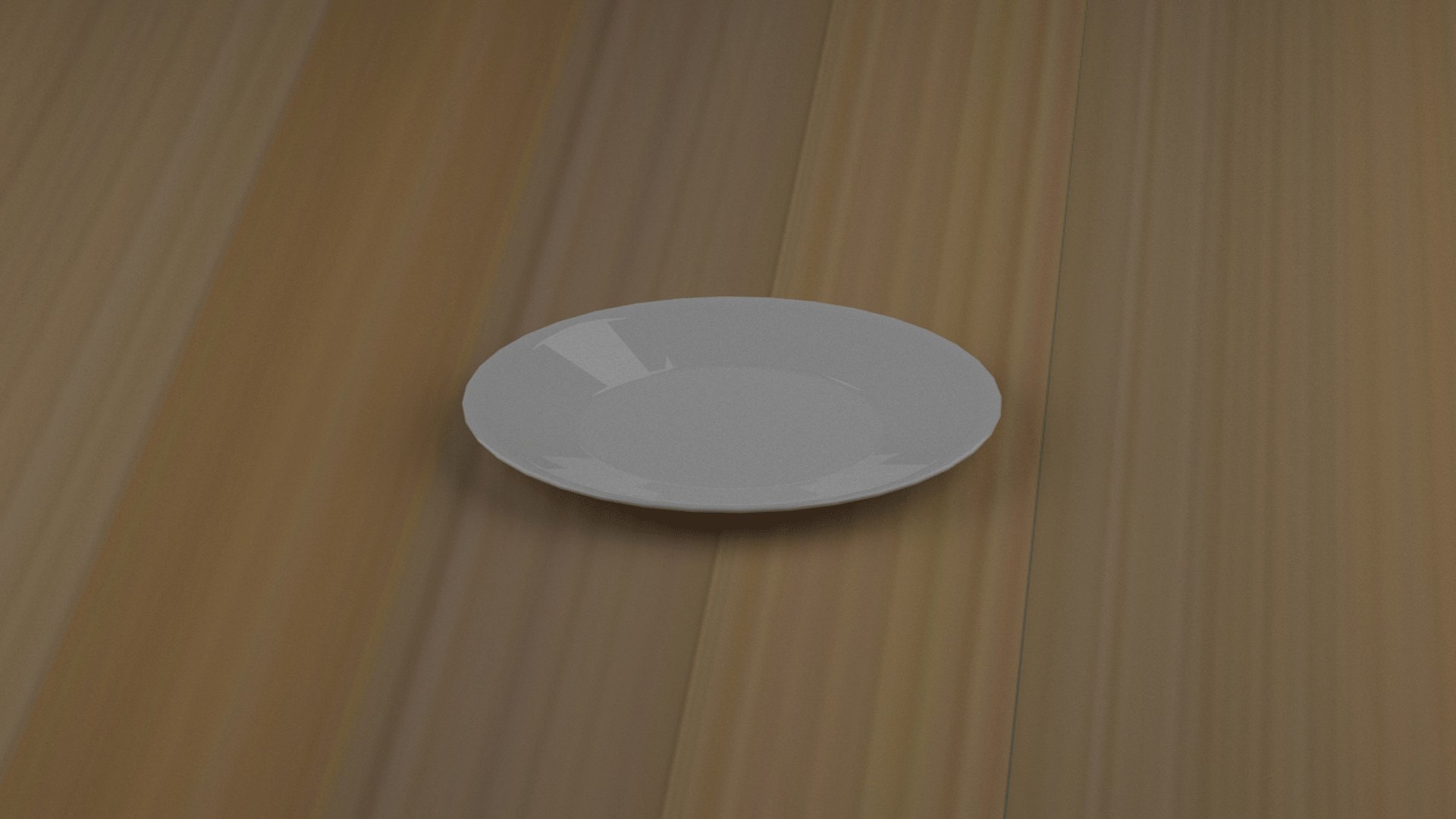 3D Model Ceramic Plate - TurboSquid 1938397