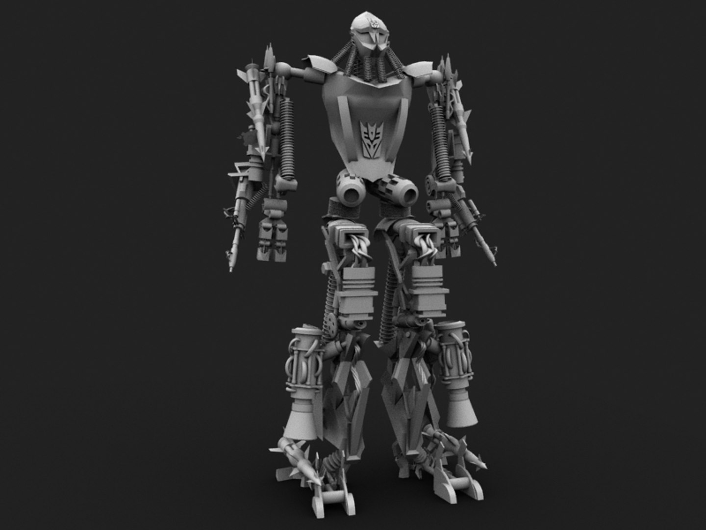 3ds Max Robot Machine