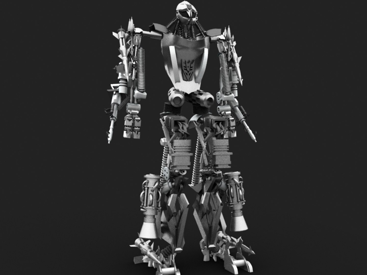 3ds Max Robot Machine