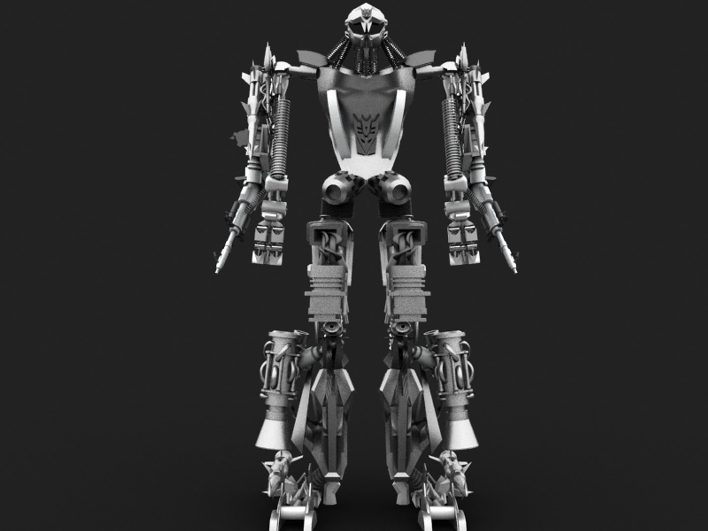 3ds Max Robot Machine