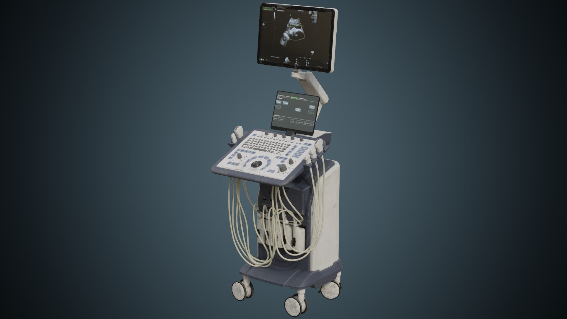 Ultrasound Machine 1B Model - TurboSquid 2052063