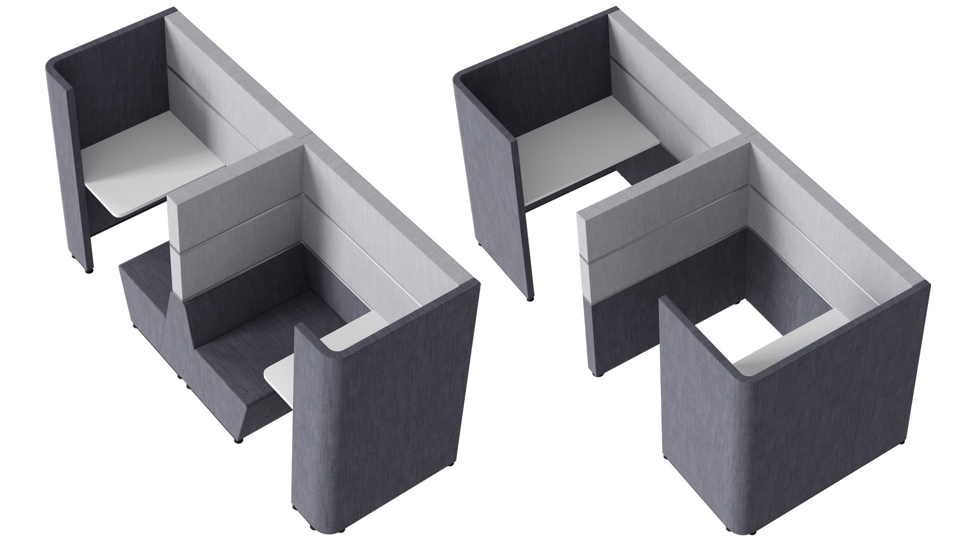 Office Cubicle Connection Cubbi 3D - TurboSquid 2187779