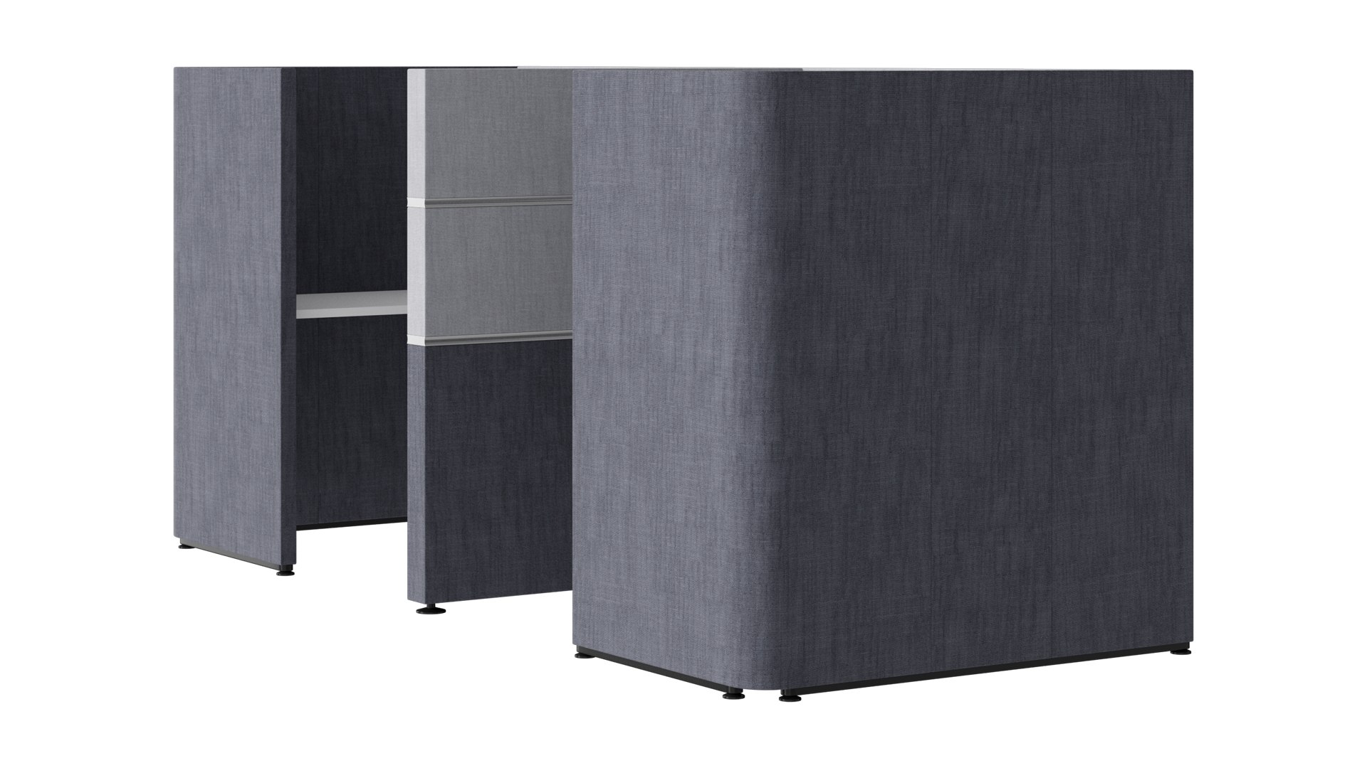 Office Cubicle Connection Cubbi 3D - TurboSquid 2187779