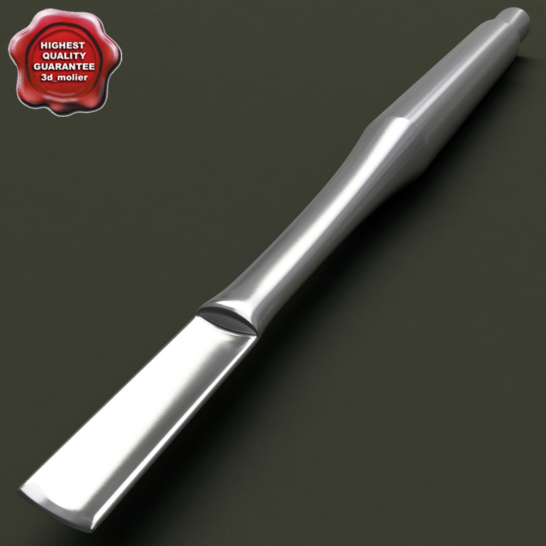 medical instrument chisel 3d model