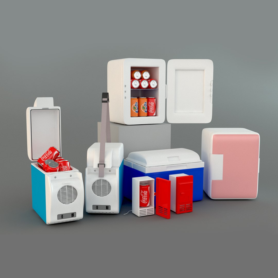 Mini Refrigerate 3D Model - TurboSquid 1565584
