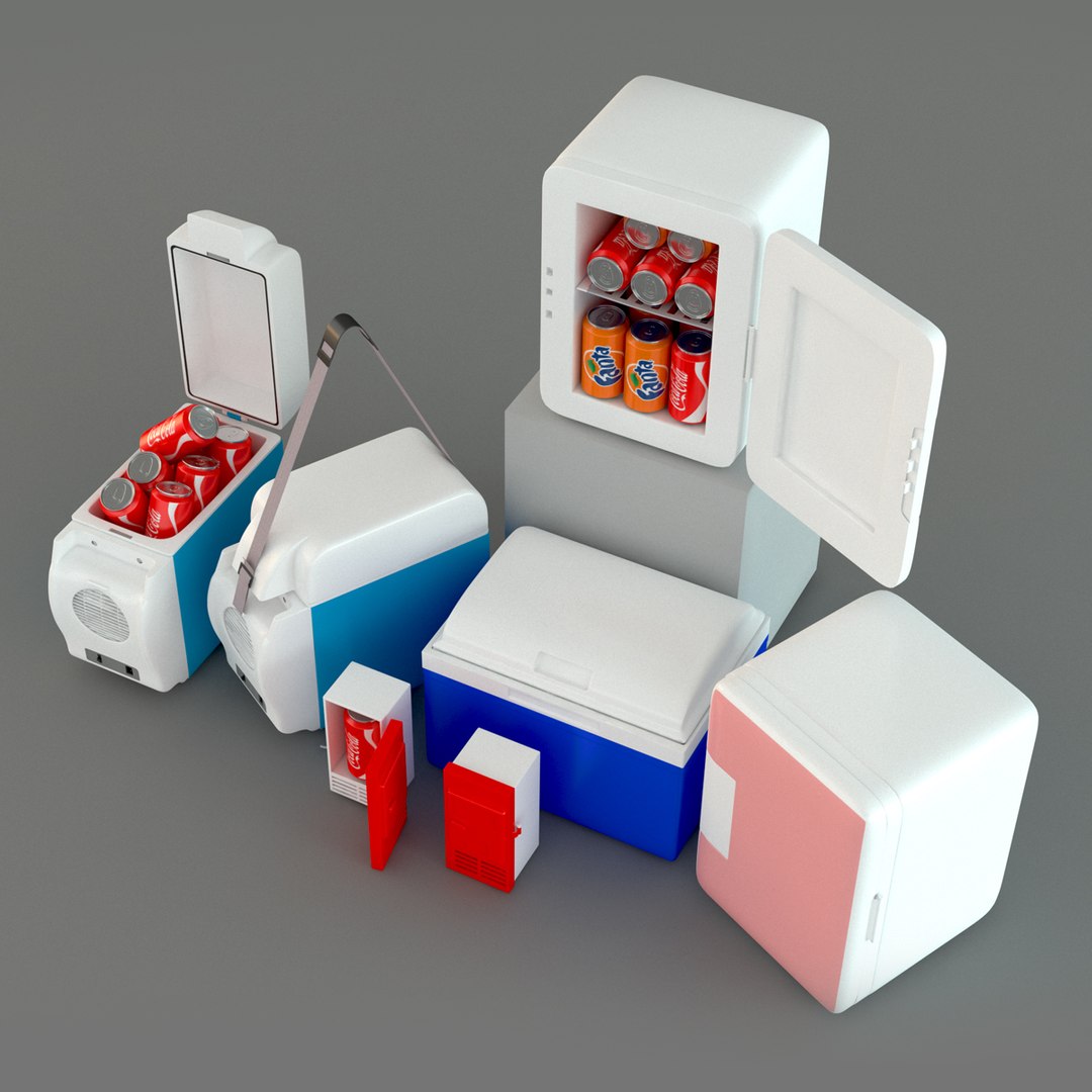 Mini Refrigerate 3D Model - TurboSquid 1565584