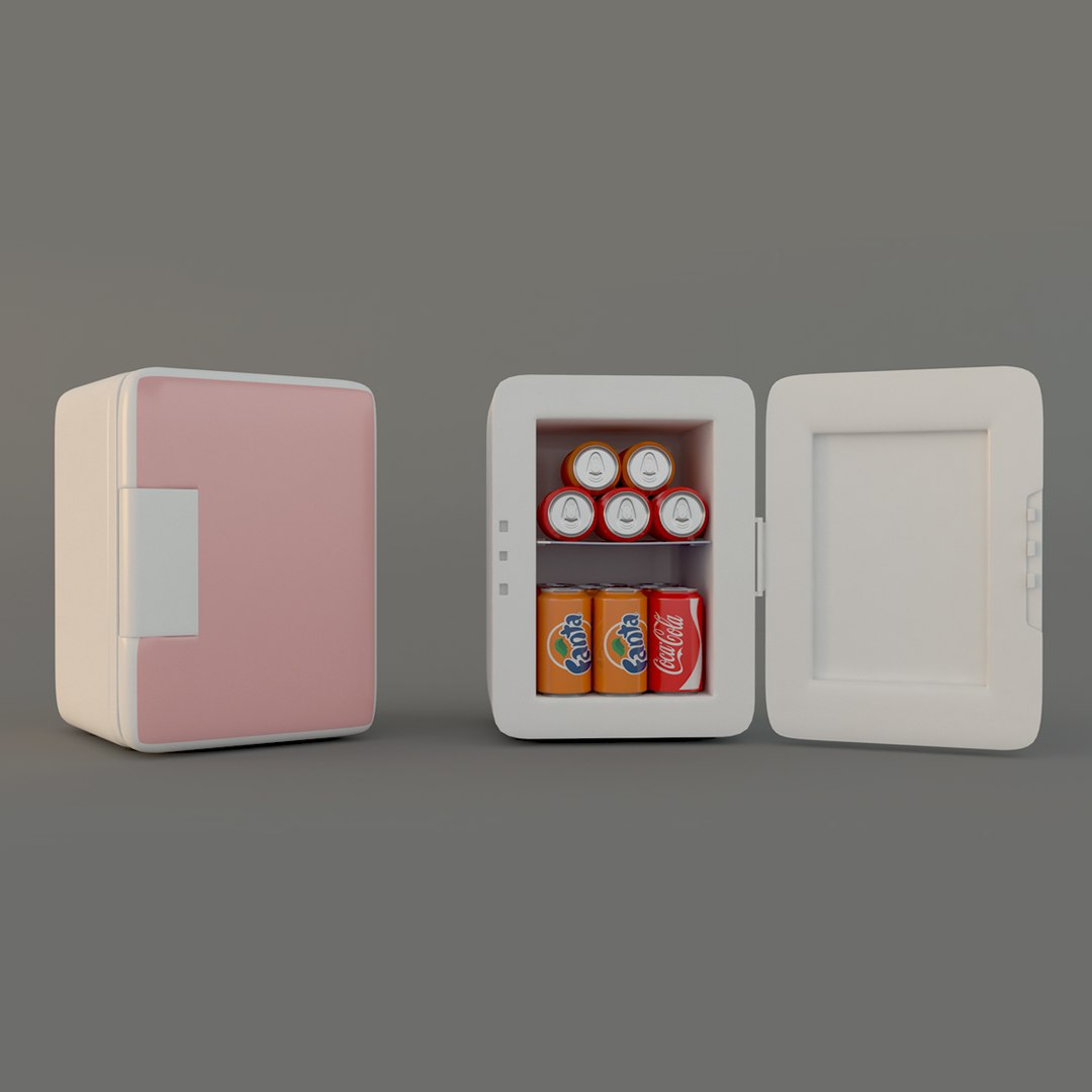 Mini Refrigerate 3D Model - TurboSquid 1565584