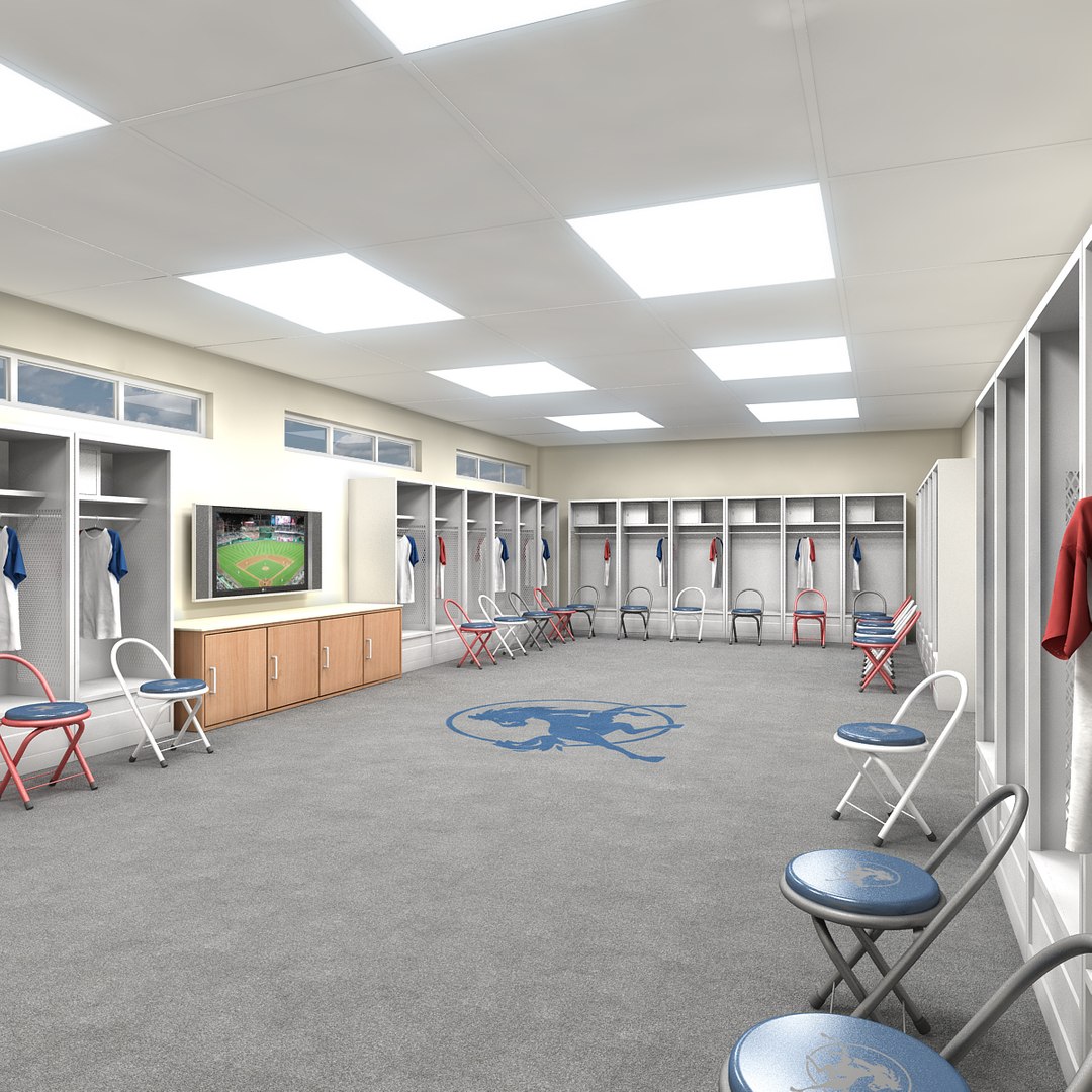 Lockers Room 3d Model