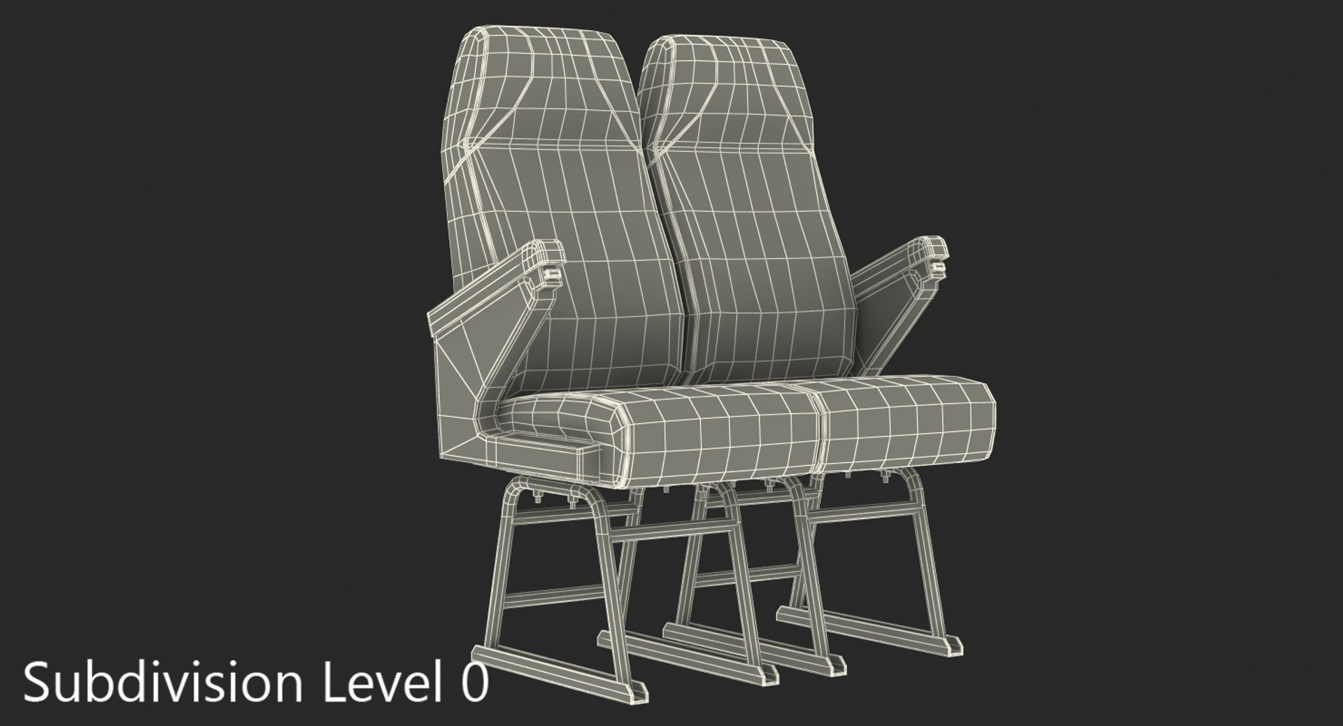 3D Vintage Bus Passenger Seats - TurboSquid 1422365