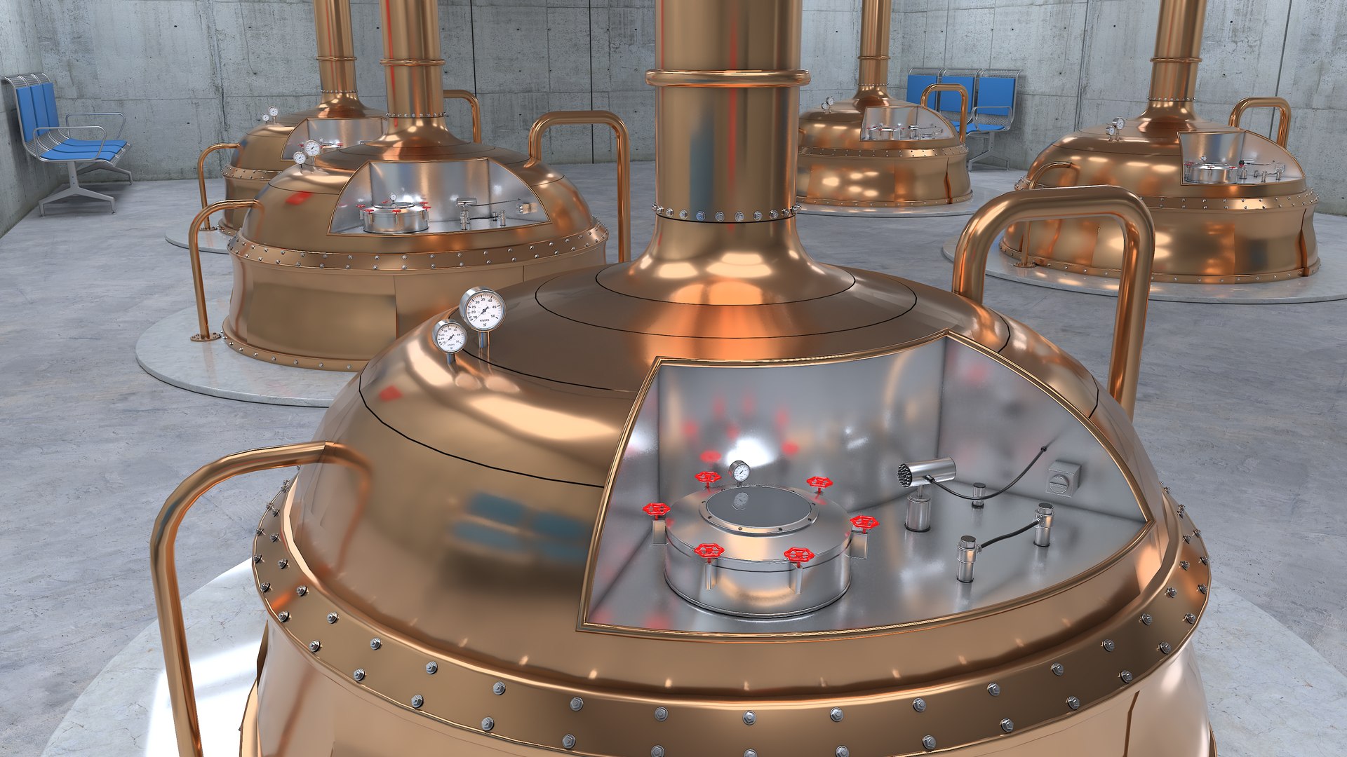 3D Brewery - TurboSquid 2213395