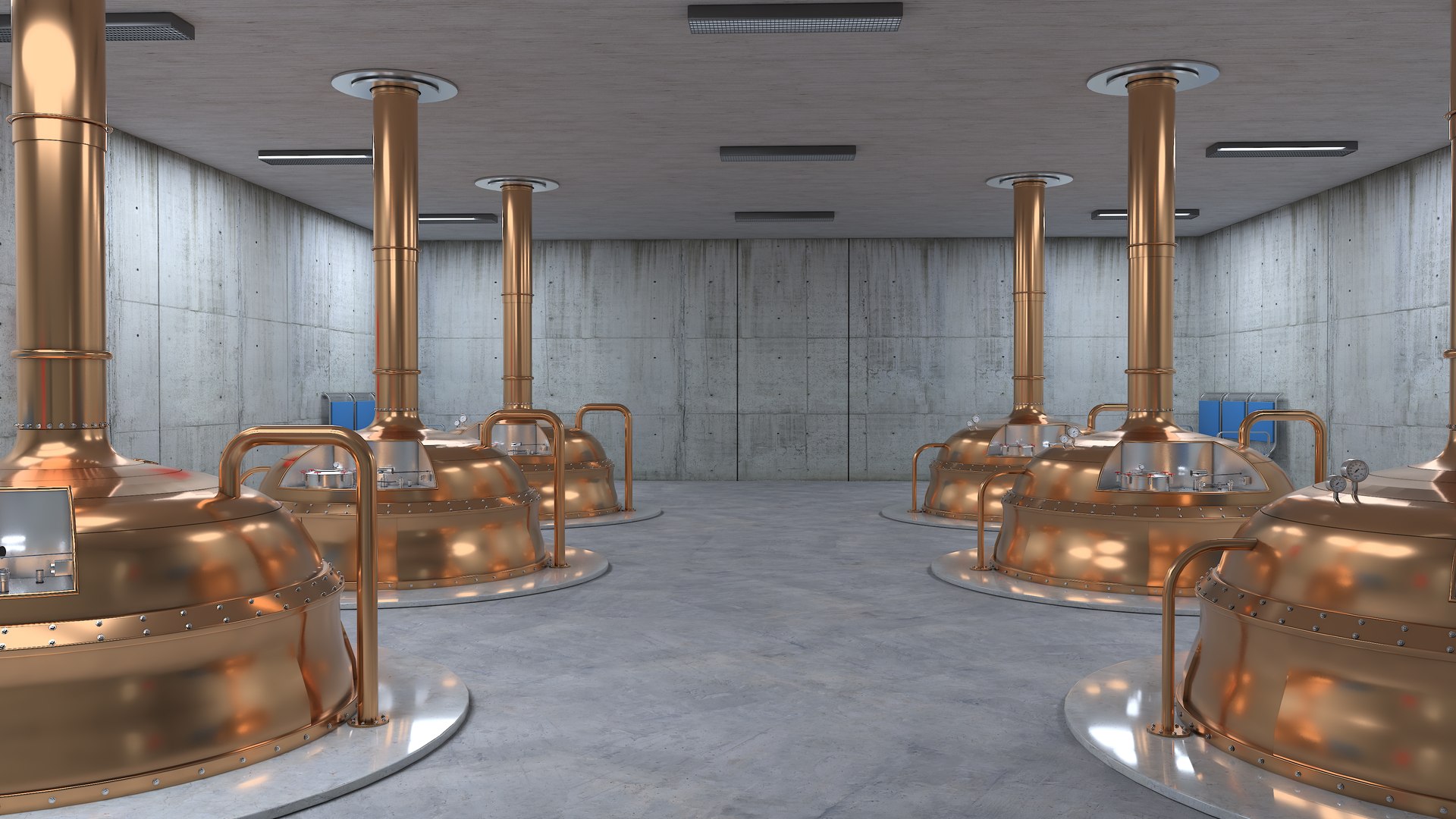 3D Brewery - TurboSquid 2213395