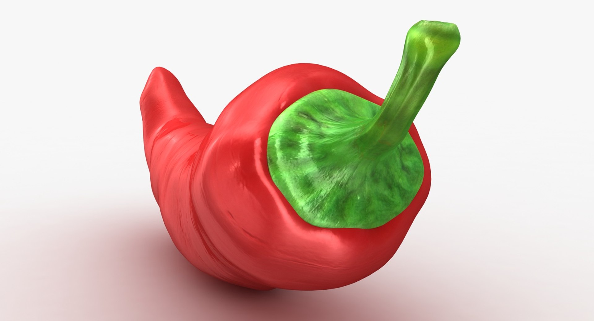 3d Chili Pepper Model