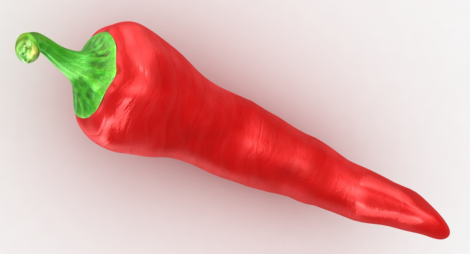 3d Chili Pepper Model