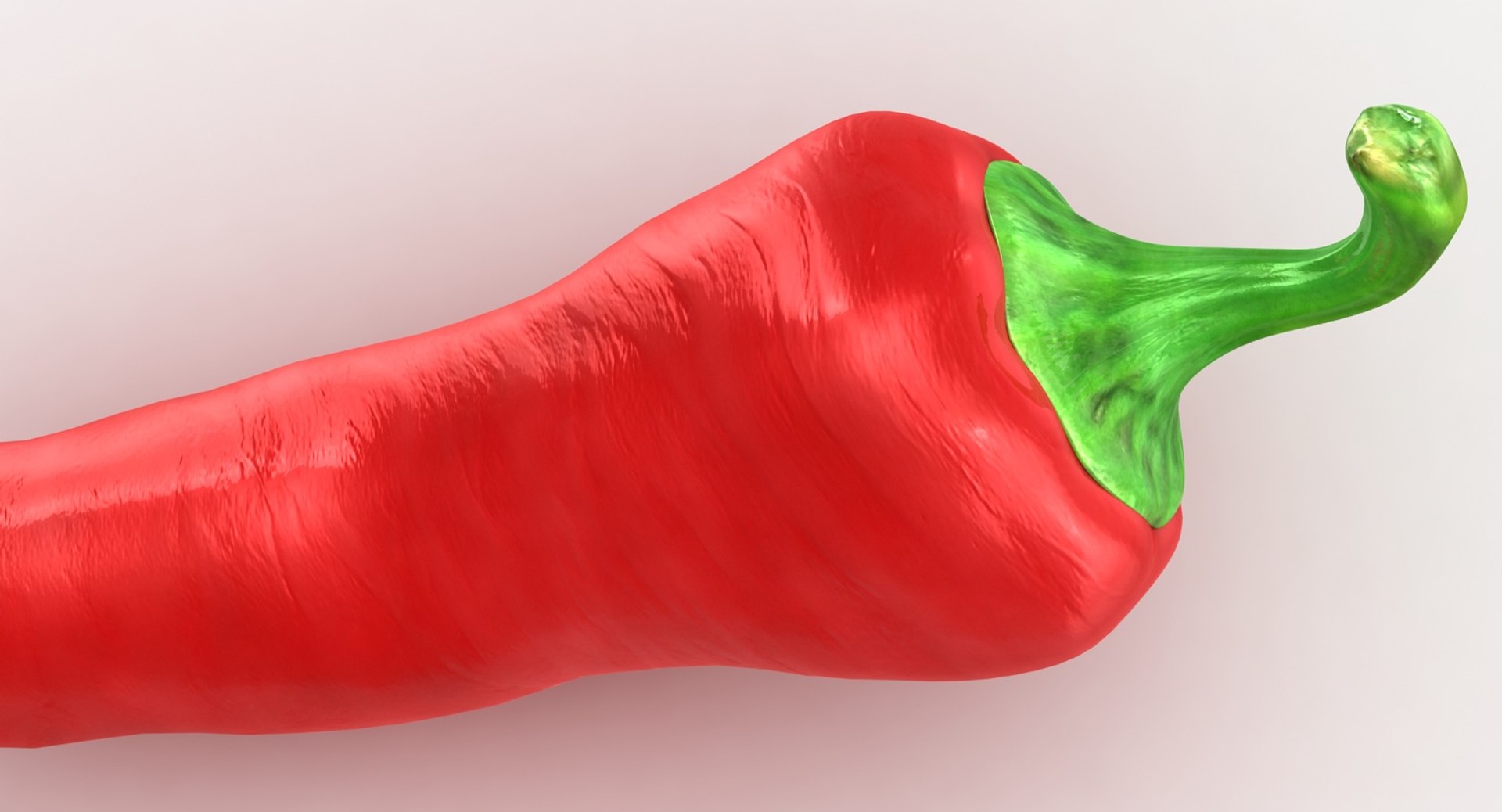 3d Chili Pepper Model