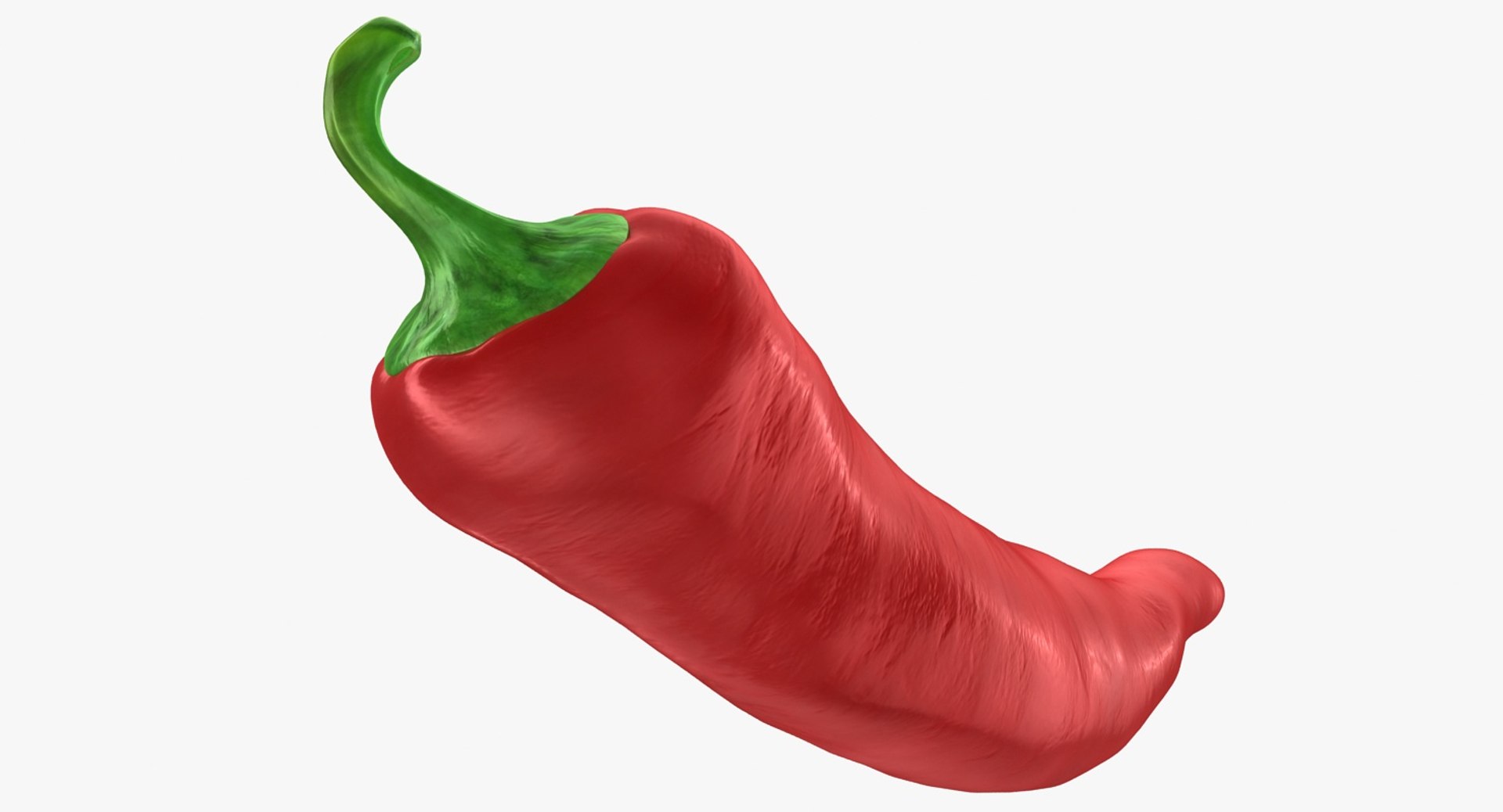 3d Chili Pepper Model