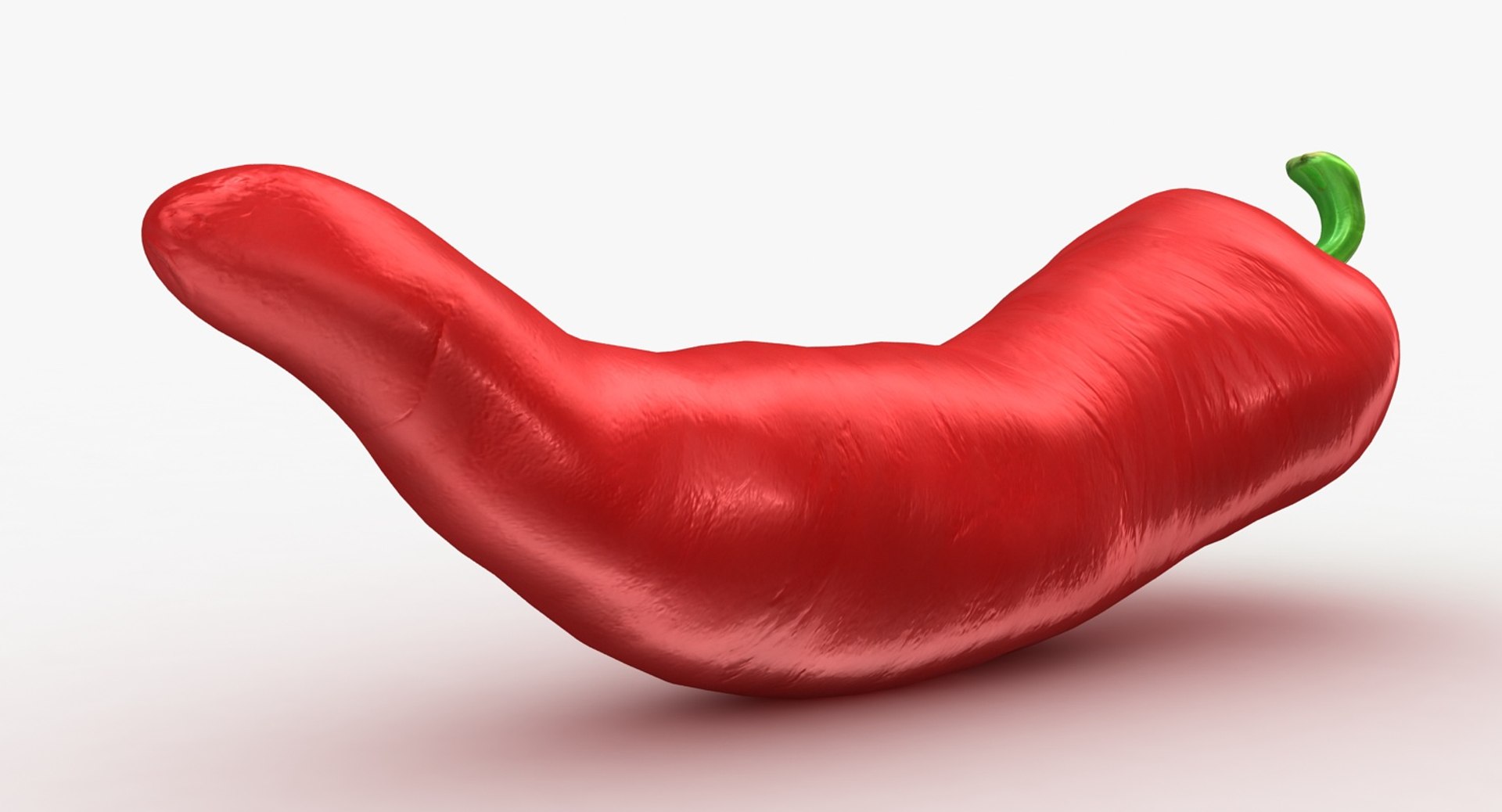 3d Chili Pepper Model