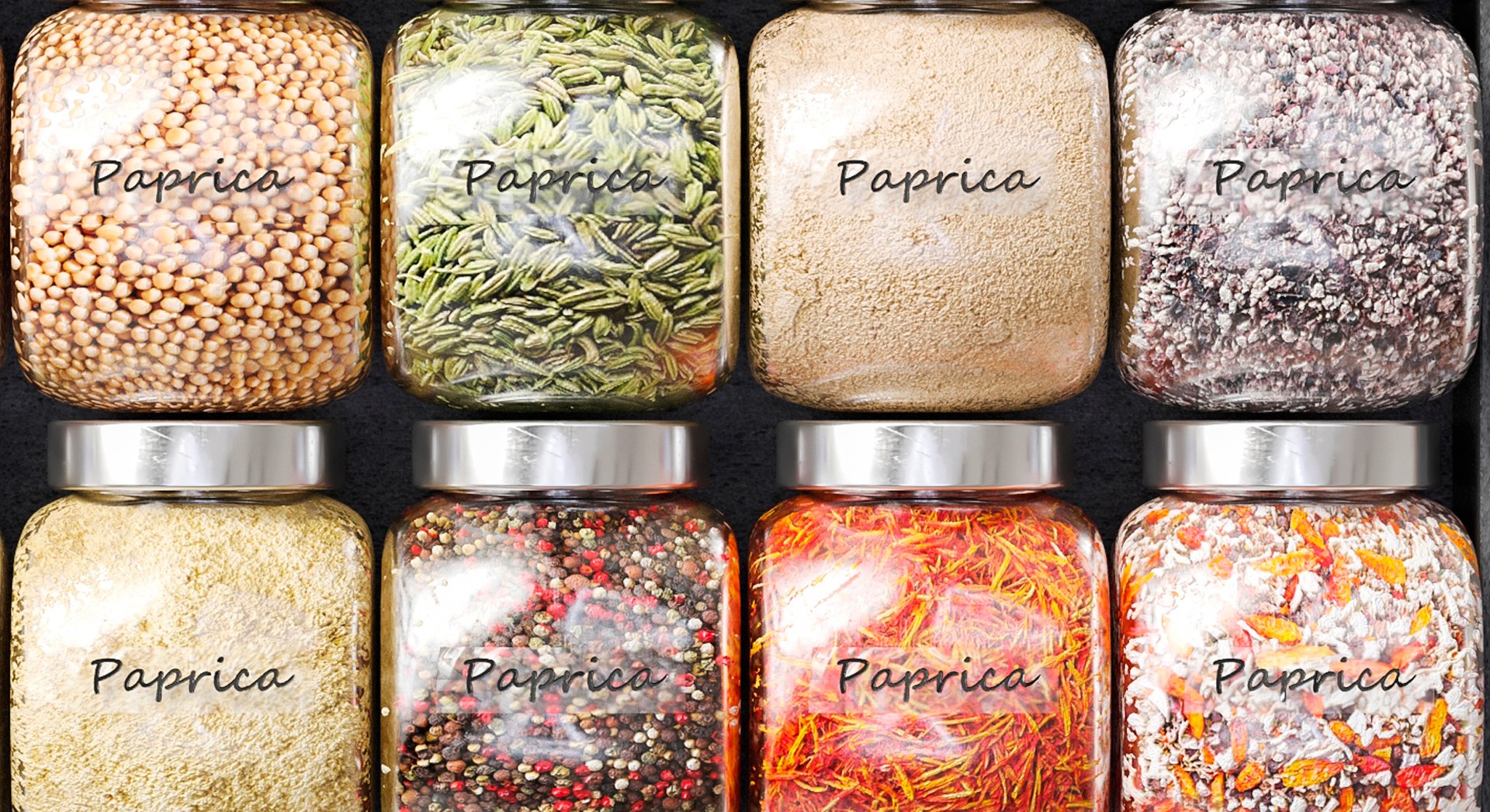 3D Spice Set For Kitchen Or Restaurant 2 Model - TurboSquid 2079711