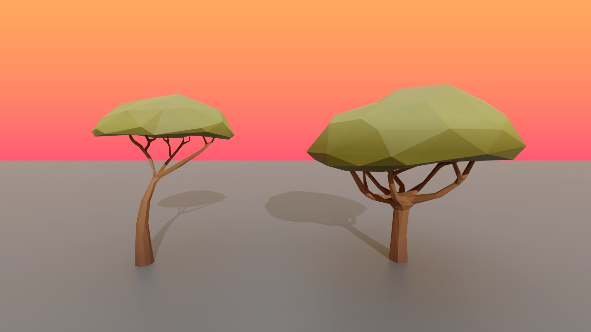 3D Complet Edition Savannah Biome Low Poly - TurboSquid 2217209