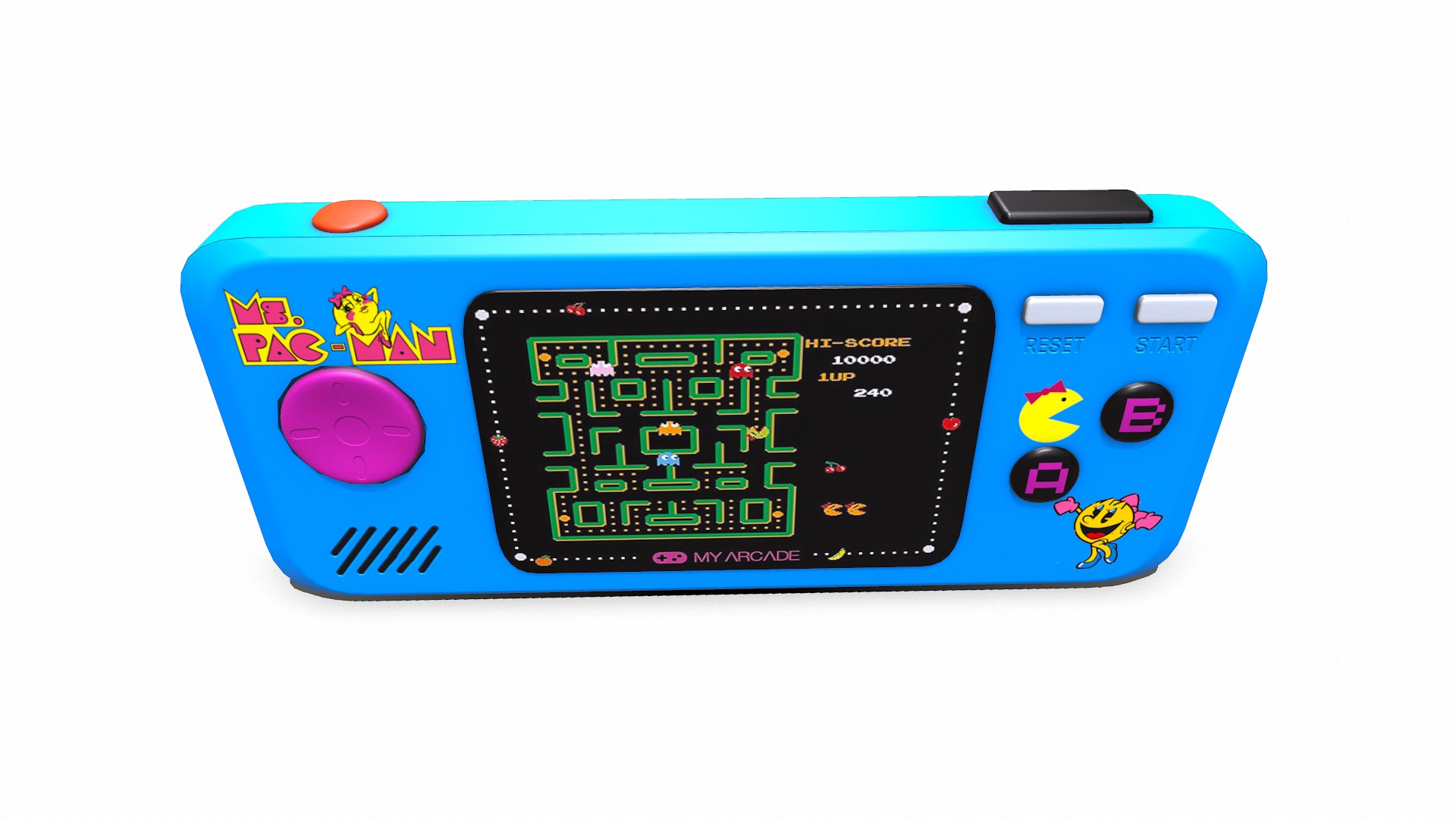 3D Pacman Arcade Pocket Computer Low-poly PBR - TurboSquid 2127679