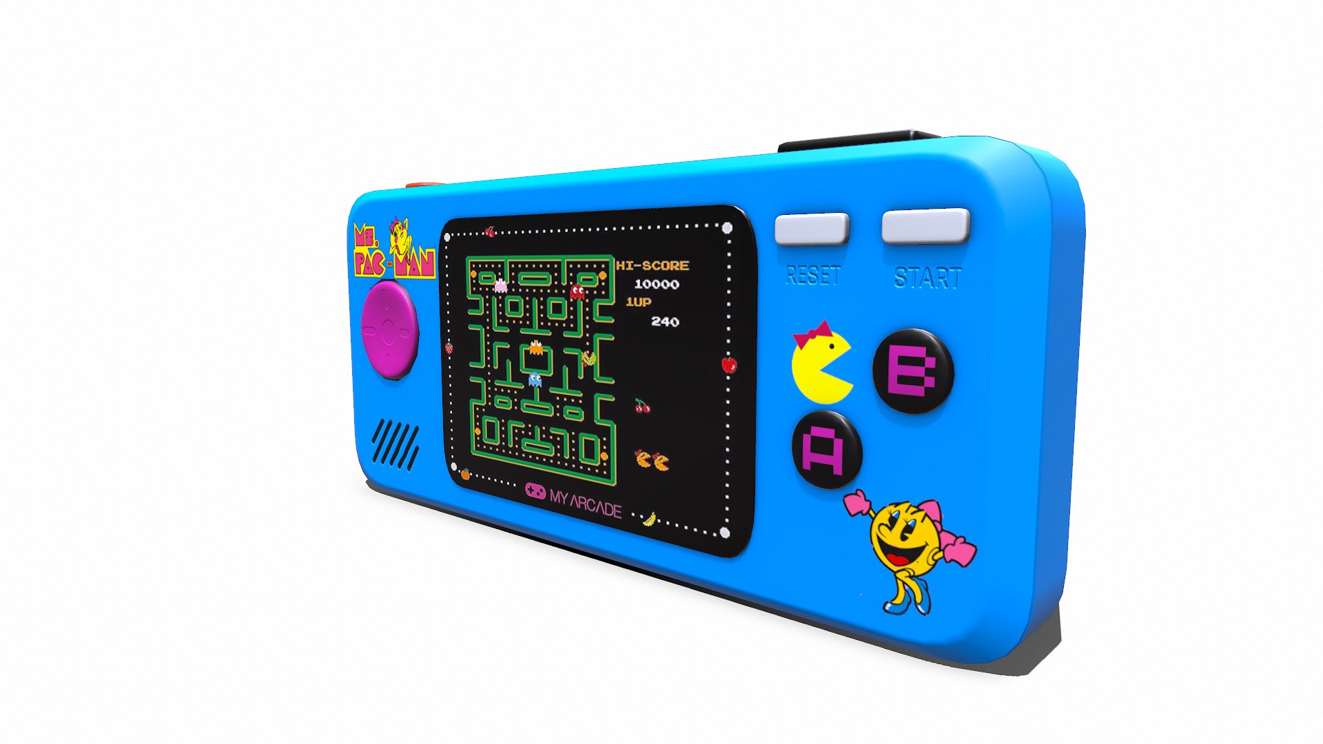 3D Pacman Arcade Pocket Computer Low-poly PBR - TurboSquid 2127679