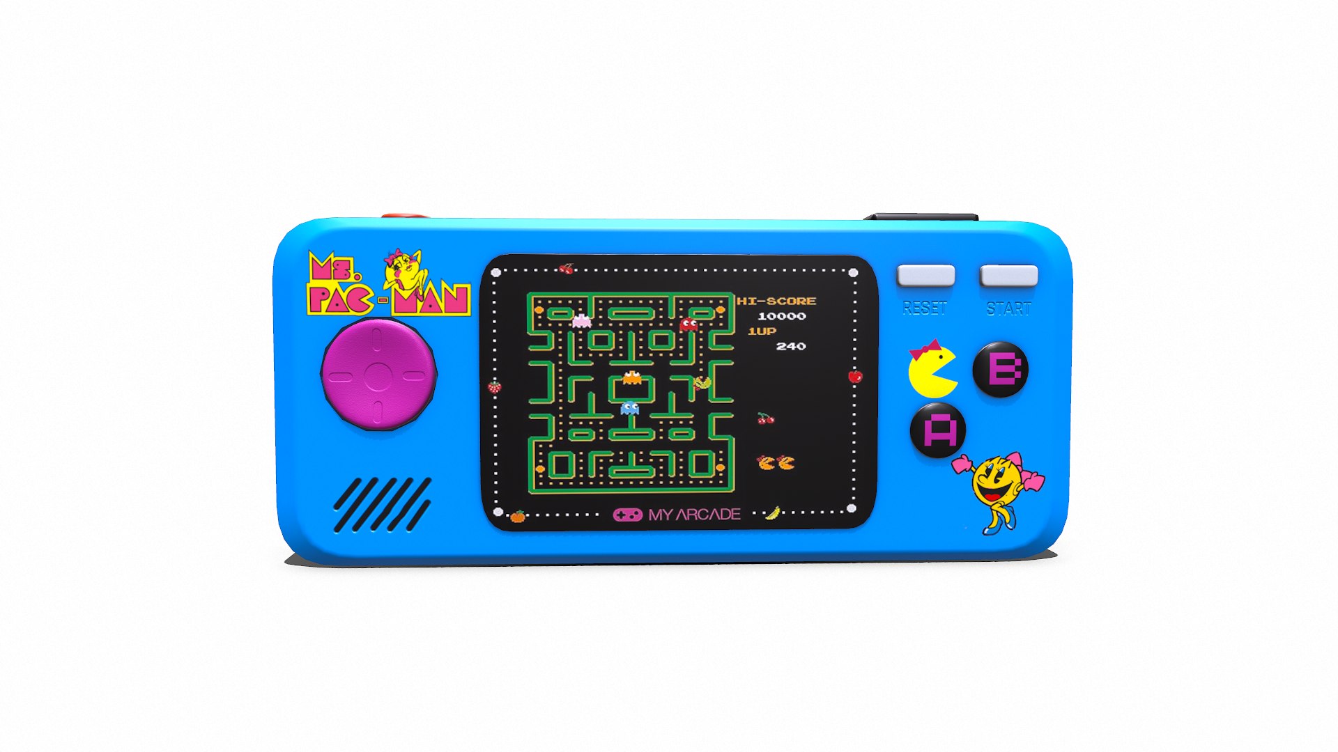 3D Pacman Arcade Pocket Computer Low-poly PBR - TurboSquid 2127679