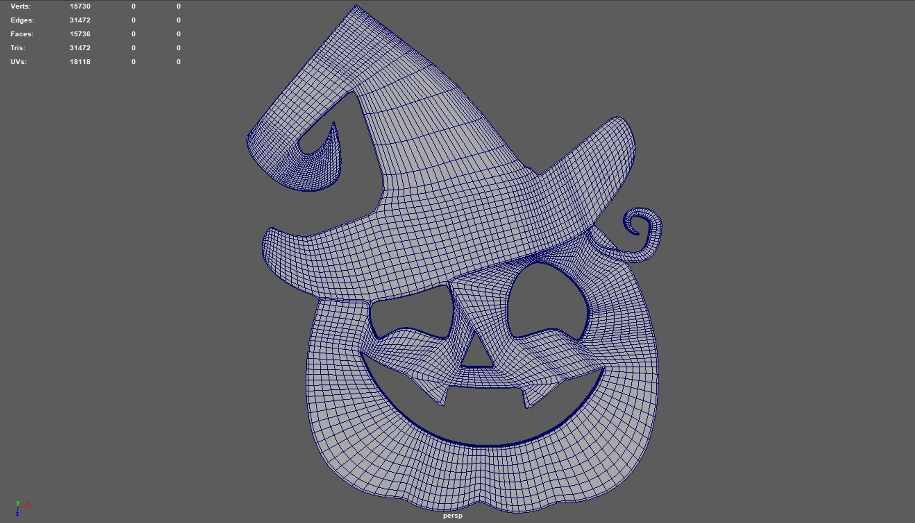 Halloween Pumpkin Cookie 05 3D - TurboSquid 1969795