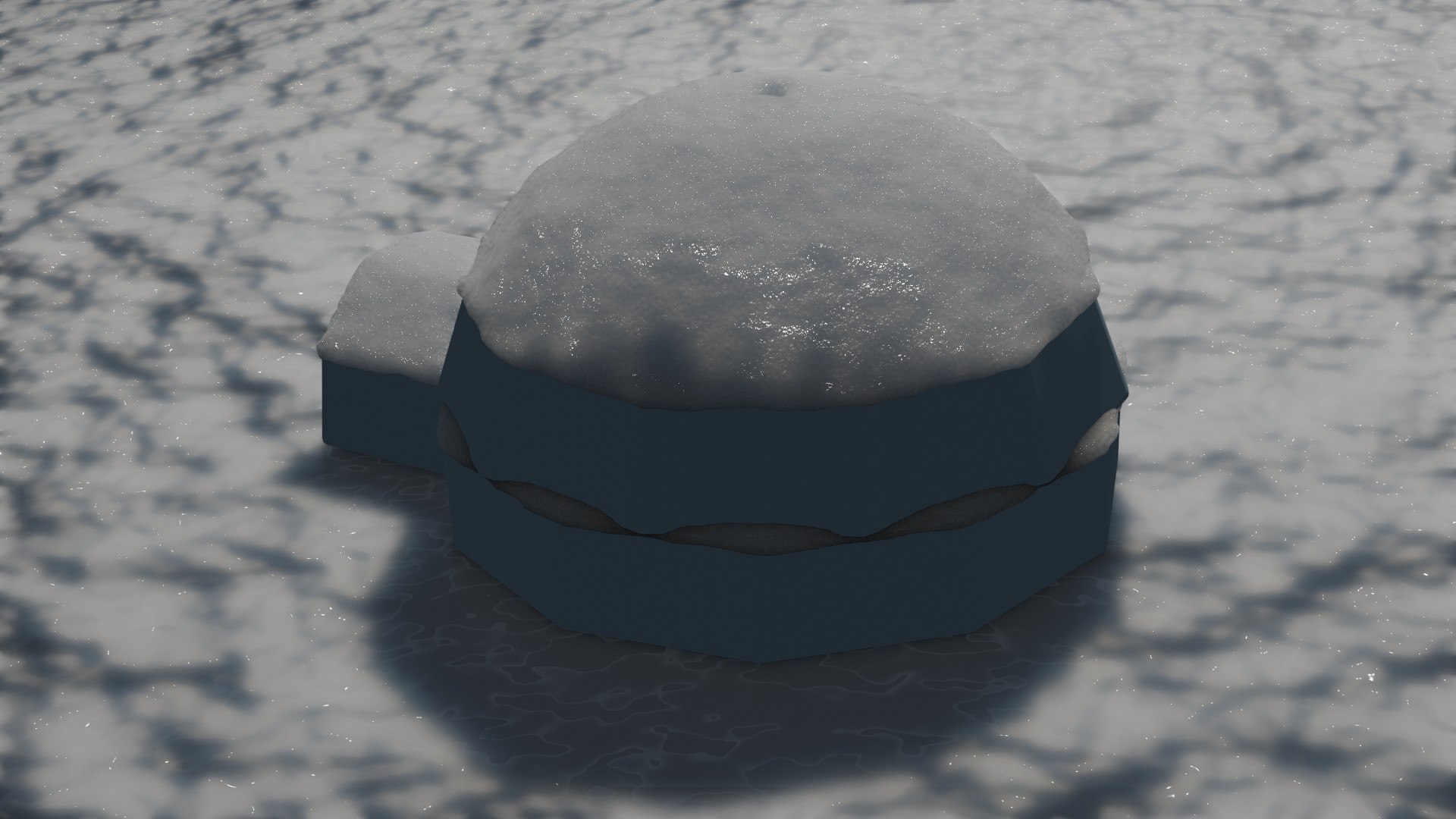 Igloo With Snow OBJ Blend 3D - TurboSquid 2289294