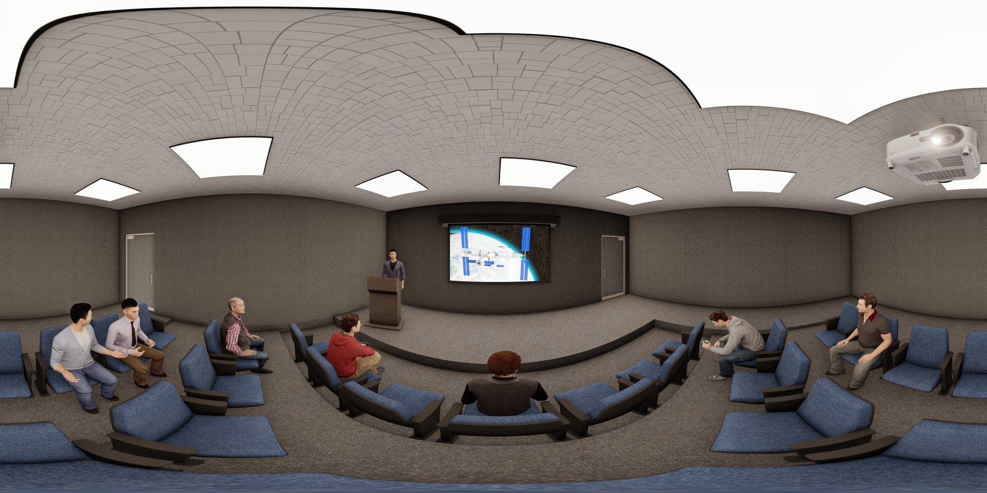 3D Space-Institute-3D-Model - TurboSquid 1786658