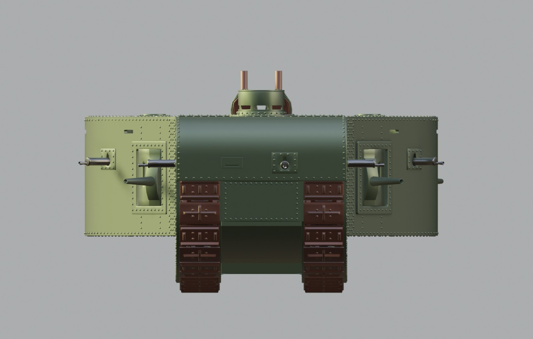 3D German Tank Model - TurboSquid 1519246