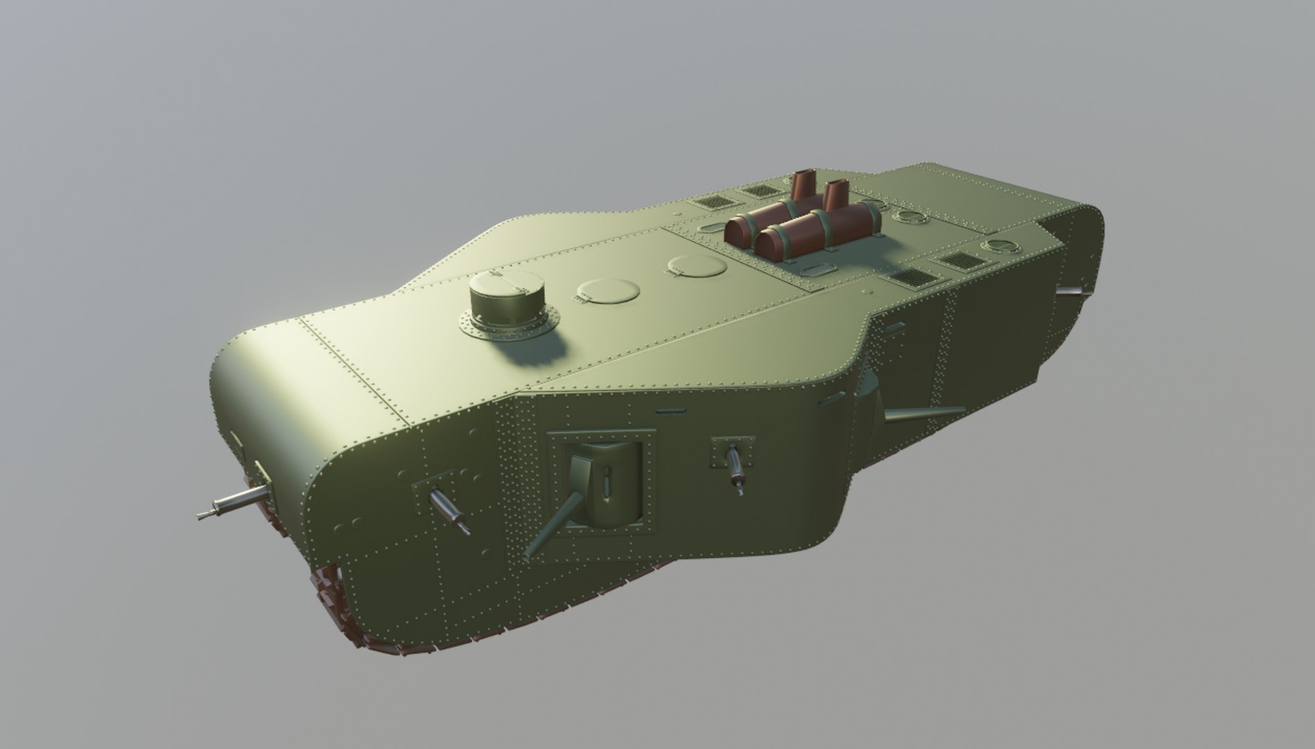 3D German Tank Model - TurboSquid 1519246