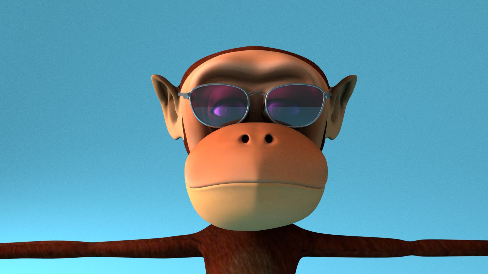 Cartoon Monkey Rigged 3D Model - TurboSquid 1390253