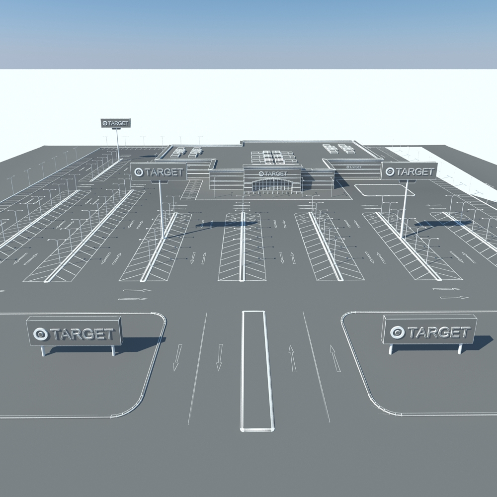 target parking 3d max