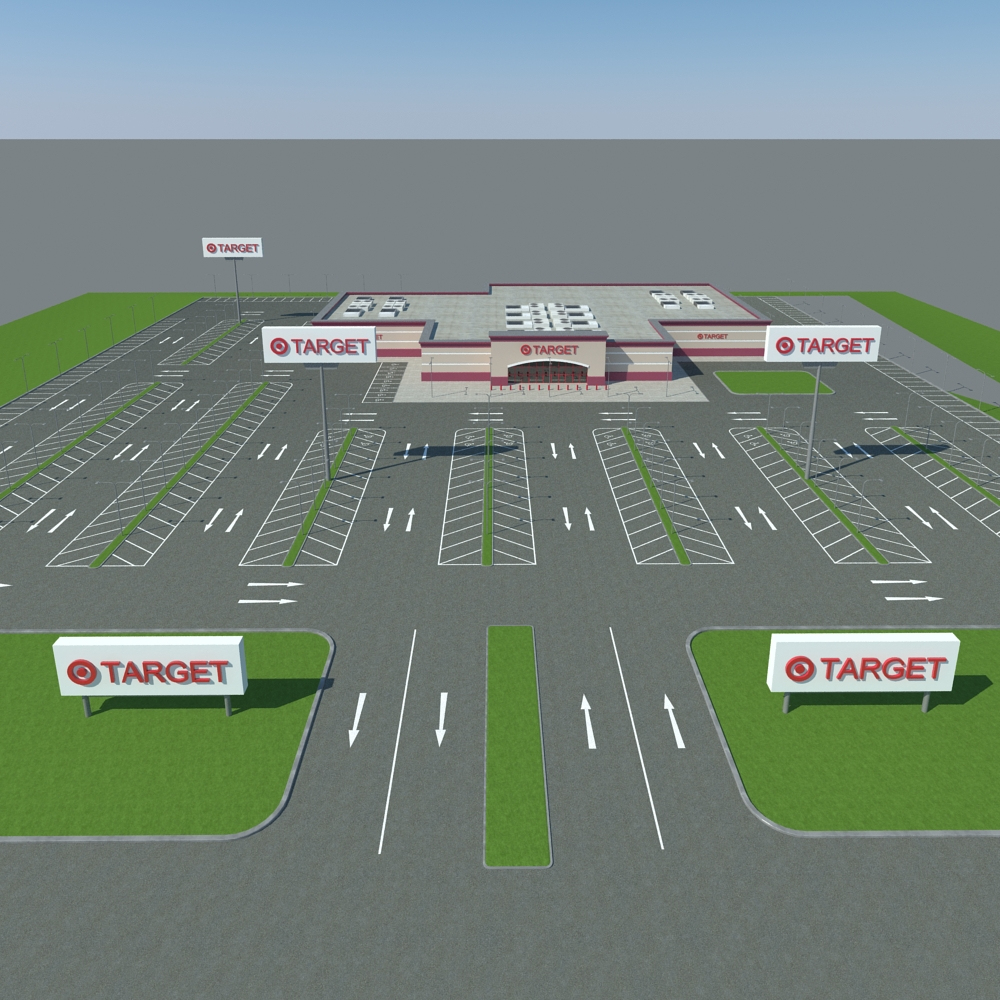 target parking 3d max