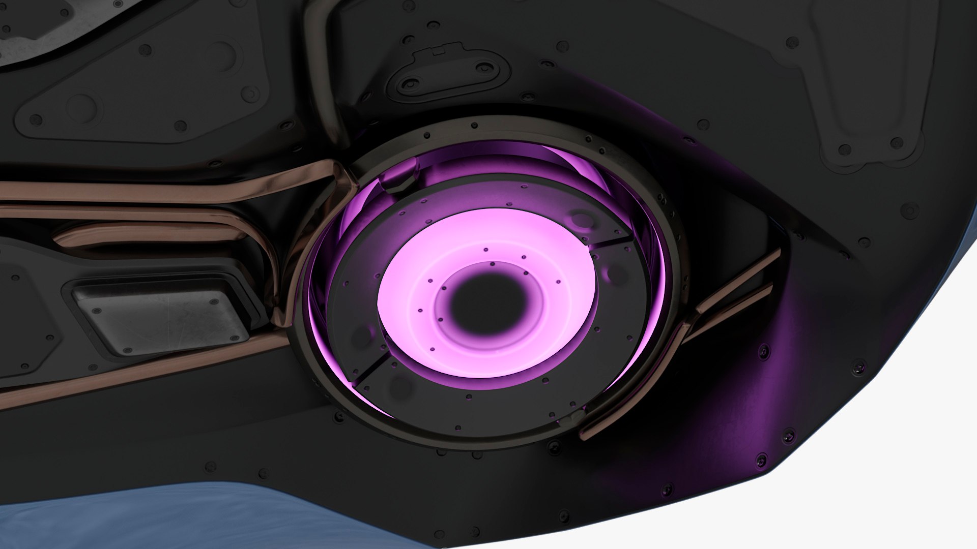 Futuristic Flying Car Blue 3D Model - TurboSquid 2349693