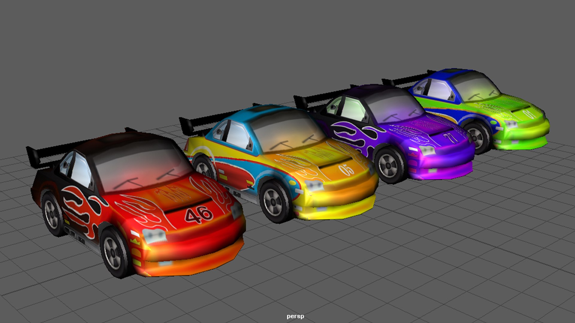 Cars games 3D model - TurboSquid 1459923