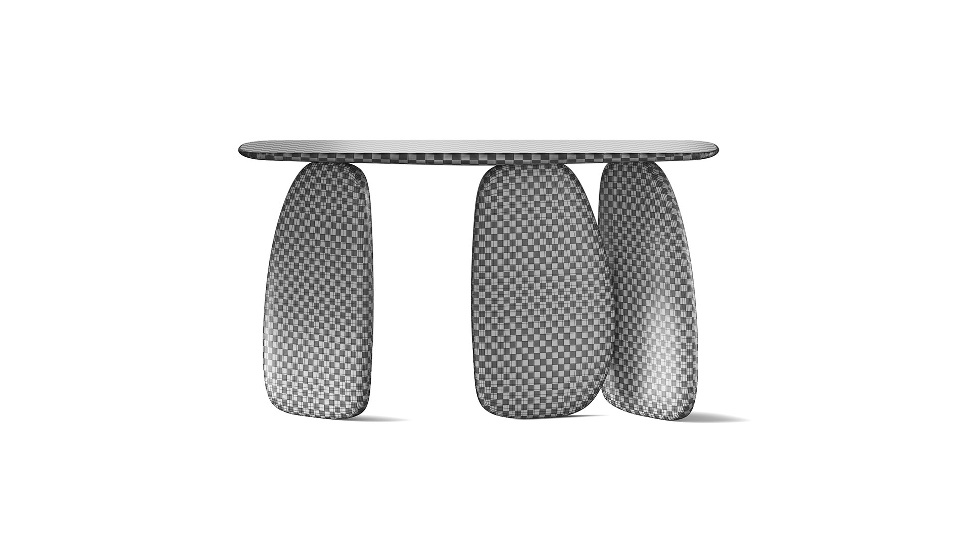 Ardara Brabbu Gold Leaf Console Table 3D Model - TurboSquid 2216134