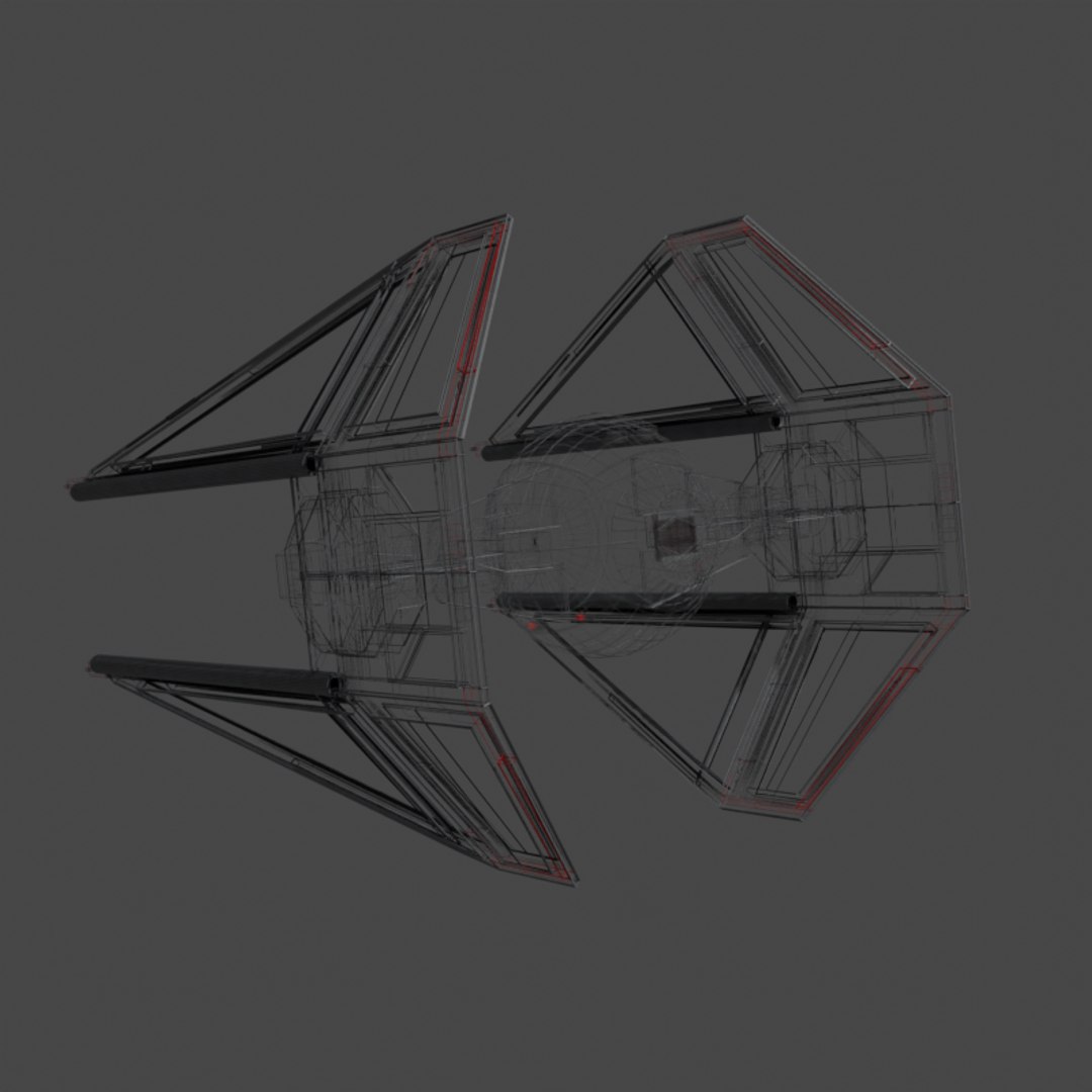 3D Interceptor Tie Model - TurboSquid 1683364