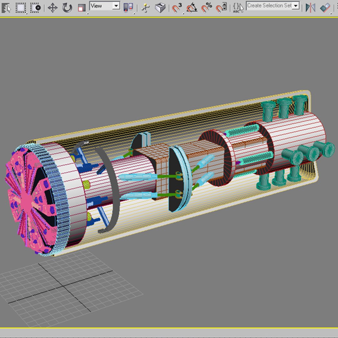 Tunnel Boring Machine 3d Max